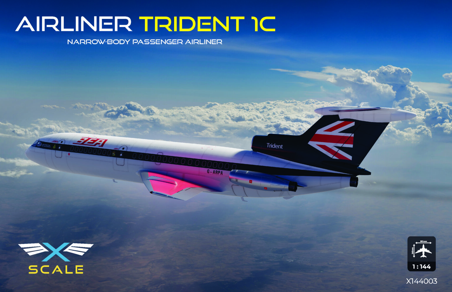 HS-121 Trident 1C – X-Scale